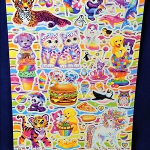 Lisa Frank | Other | 2 Packs Of Lisa Frank Stickers 60 Pack 0 Sheets ...